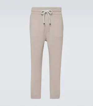 Brunello Cucinelli Cashmere Sweatpants - Beige