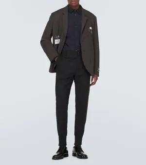UNDERCOVERISM Wool Tapered Trousers - Black