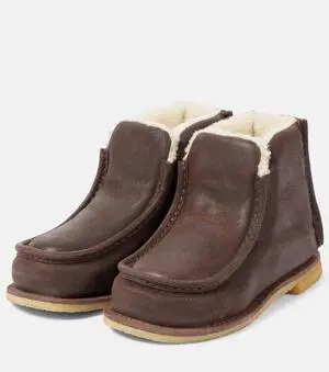 JW Anderson Suede Ankle Boots - Brown