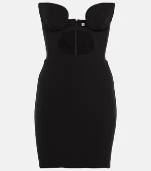 NENSI DOJAKA Cutout Minidress - Black