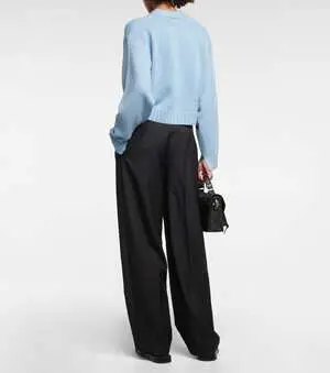 Proenza Schouler Cashmere And Wool Cardigan - Blue