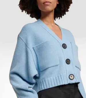 Proenza Schouler Cashmere And Wool Cardigan - Blue
