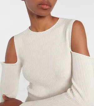 Rick Owens Cutout Virgin Wool Top