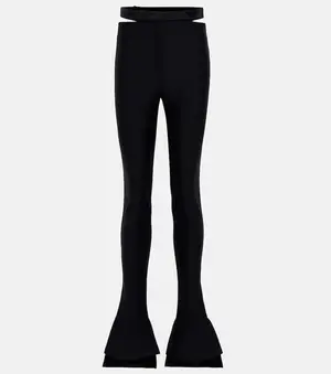 Mugler Black Wash Pants For Women