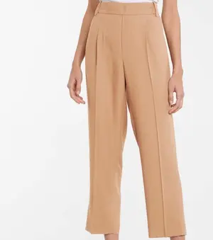 Vince High-rise Straight Leg Trousers