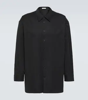 THE ROW Lukre Oversized Cotton-blend Poplin Shirt