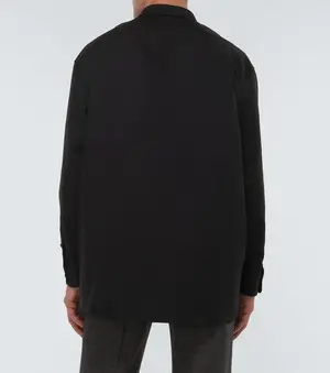 THE ROW Lukre Oversized Cotton-blend Poplin Shirt