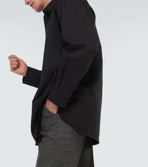 THE ROW Lukre Oversized Cotton-blend Poplin Shirt
