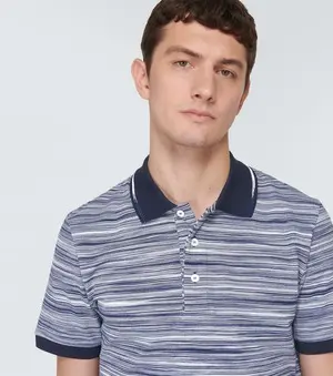 Missoni Striped Cotton Polo Shirt
