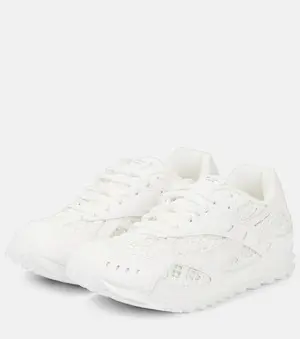 Bottega Veneta Orbit Technical Mesh Sneakers - White
