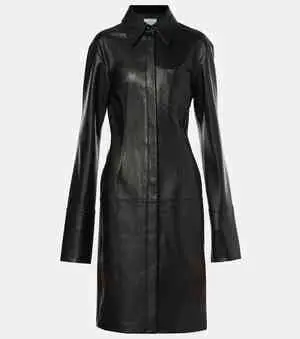 Sportmax Oidio Leather Coat
