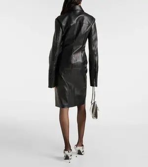 Sportmax Oidio Leather Coat