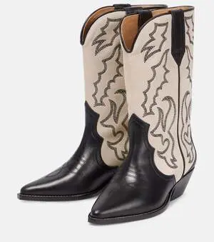 Isabel Marant Étoile Duerto Leather Cowboy Boots