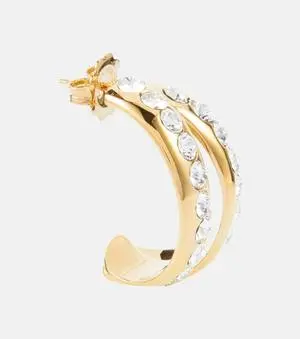 Amina Muaddi Jahleel Embellished Earrings