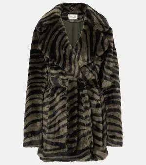 Diane Von Furstenberg Tanesha Faux Shearling Jacket