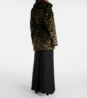 Diane Von Furstenberg Tanesha Faux Shearling Jacket