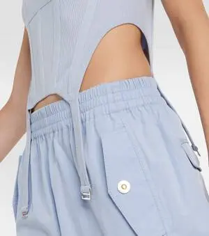 DION LEE Cotton Jersey Bustier