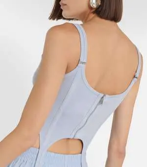 DION LEE Cotton Jersey Bustier