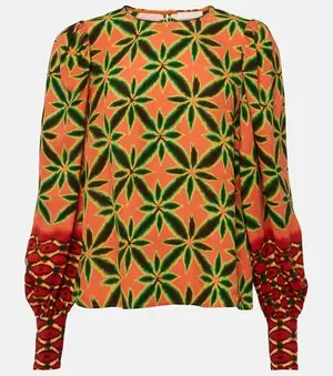 Ulla Johnson Lilliana Crepe Blouse