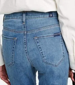 7 For All Mankind High-rise Slim Jeans