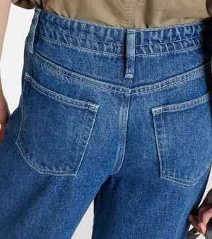 FRAME High-rise Wide-leg Jeans