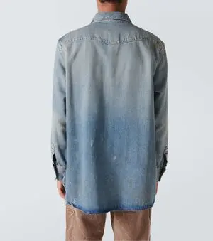 Acne Studios Distressed Denim Shirt