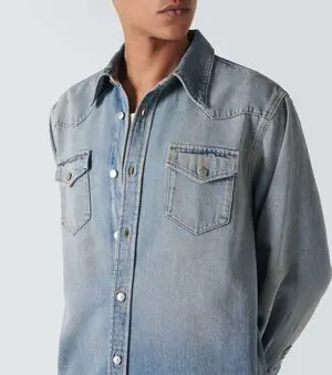 Acne Studios Distressed Denim Shirt