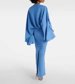 TALLER MARMO Eolia Crepe Cady Gown