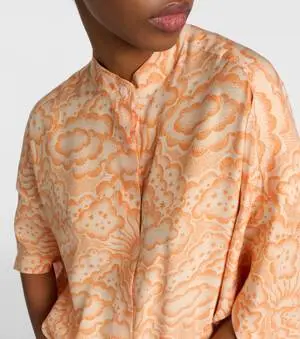 Stella McCartney Printed Silk Blouse
