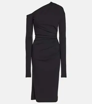 Dolce & Gabbana Draped Jersey Midi Dress