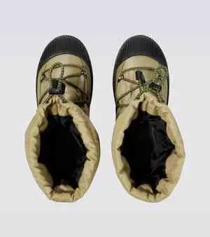 Moon Boot Logo Snow Boots - Green