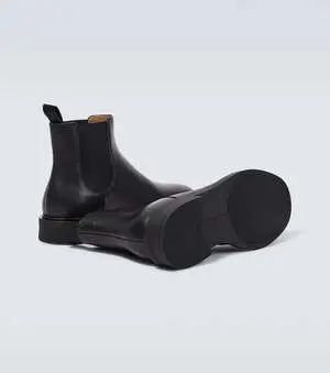 GIANVITO ROSSI Chester Leather Chelsea Boots