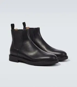 GIANVITO ROSSI Chester Leather Chelsea Boots