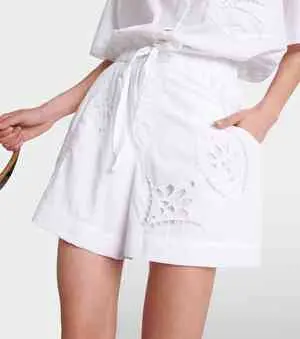 Isabel Marant Étoile Hidea Broderie Anglaise Shorts