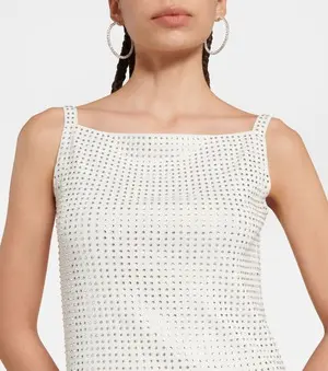 AYA MUSE Pelina Crystal-embellished Minidress