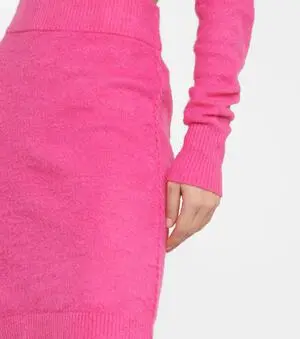Helmut Lang Cotton-blend Pencil Skirt