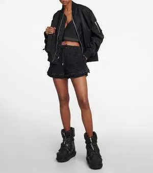 Sacai Tweed Drawstring Shorts