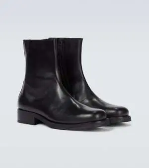 Our Legacy Camion Leather Ankle Boots