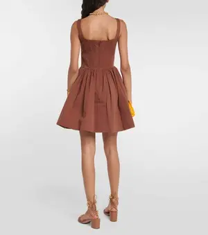 Staud Landscape Babydoll Mini Dress