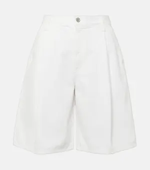 AGOLDE Ellis Mid-rise Bermuda Denim Shorts