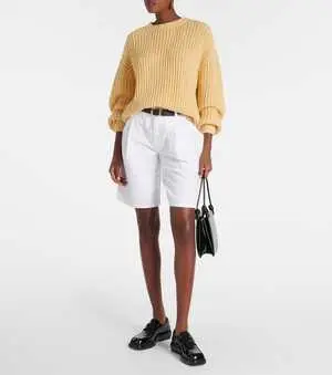 AGOLDE Ellis Mid-rise Bermuda Denim Shorts