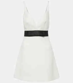 Dolce & Gabbana Wool And Silk-blend Minidress