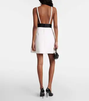 Dolce & Gabbana Wool And Silk-blend Minidress