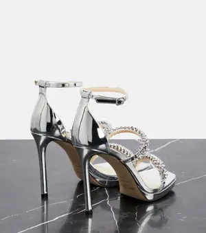 JIMMY CHOO Bing 105 Crystal-embellished Sandals