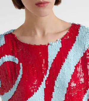 Dries Van Noten Sequined Top