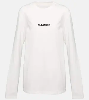 JIL SANDER Logo Cotton Sweatshirt
