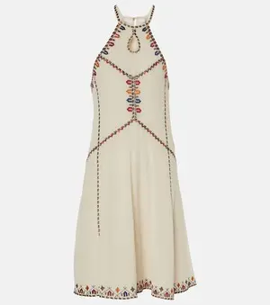 Isabel Marant Étoile Sammy Mini Dress - White