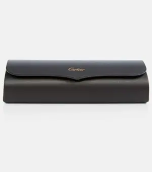Cartier Panthère De Rectangular Sunglasses - Blue