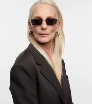 Cartier Panthère De Rectangular Sunglasses - Blue