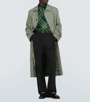 Burberry Check Wool Shirt
